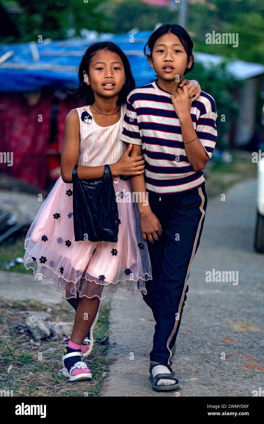 India, Arunachal Pradesh, Khonsa, Chalo Loku festival within the Nocte ...