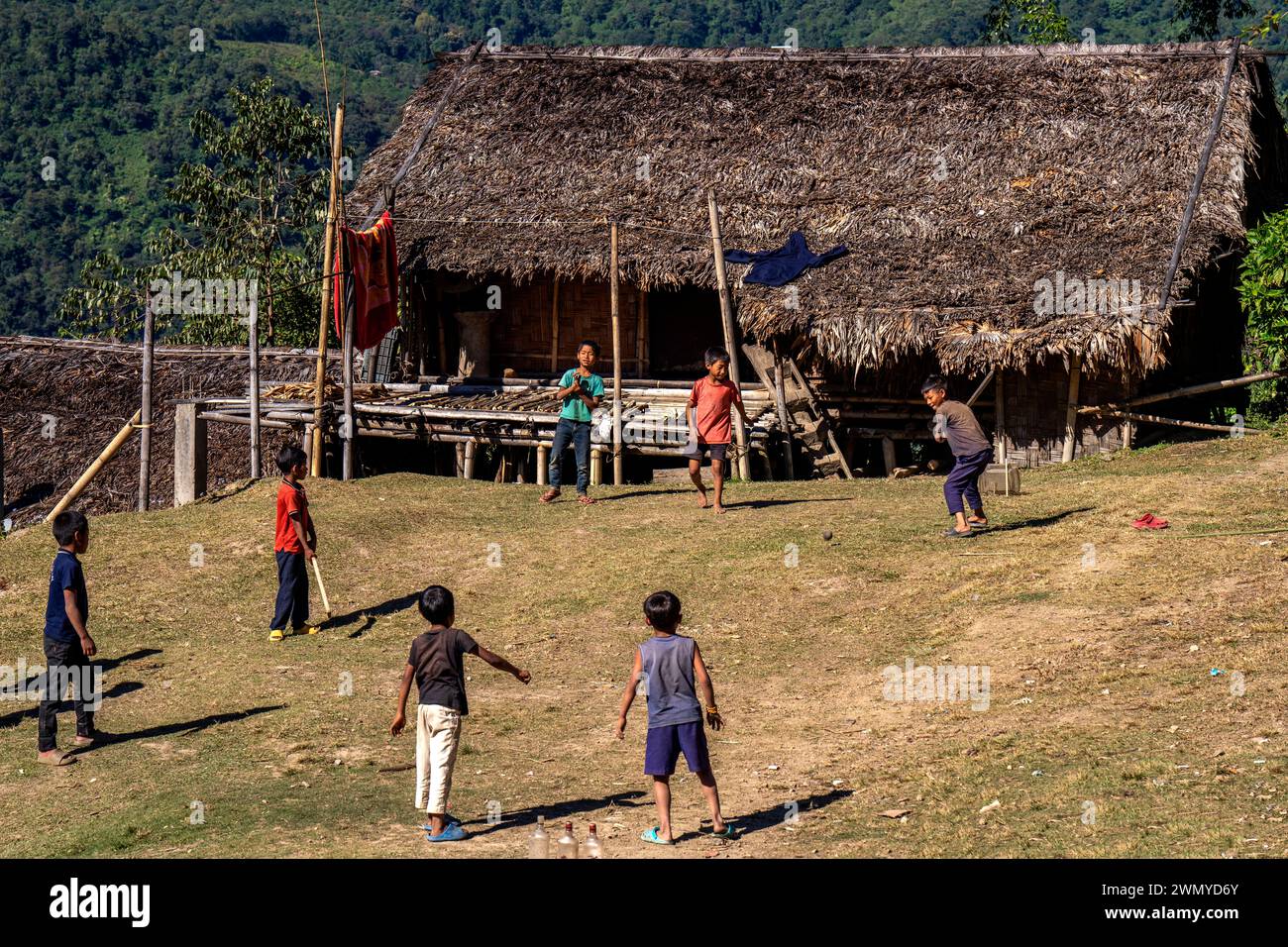 India, Arunachal Pradesh, Lazu village, Nocte tribe Stock Photo - Alamy