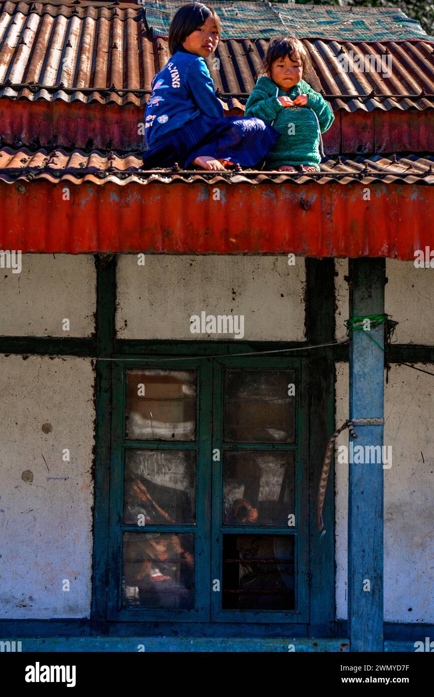 India, Arunachal Pradesh, Lazu village, Nocte tribe Stock Photo - Alamy