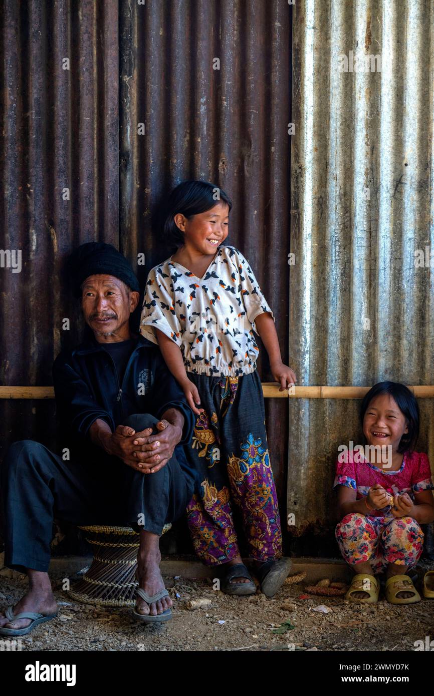 India, Arunachal Pradesh, Lazu village, Nocte tribe Stock Photo - Alamy