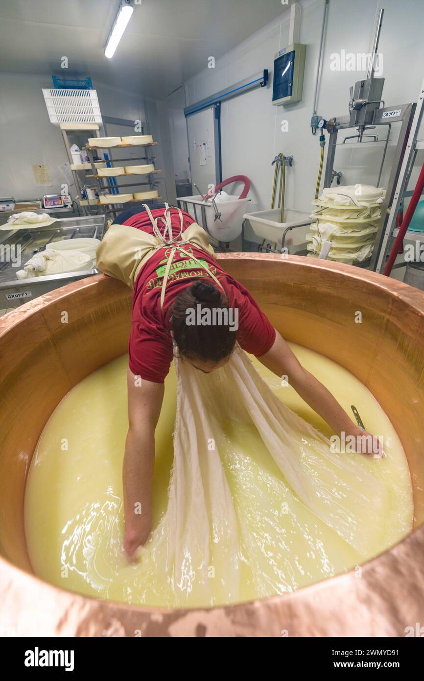 Woman laboratory vat hi-res stock photography and images - Alamy