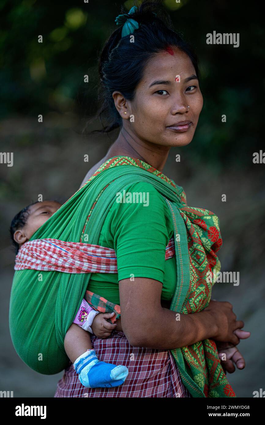 Portrait of assam woman hi-res stock photography and images - Alamy