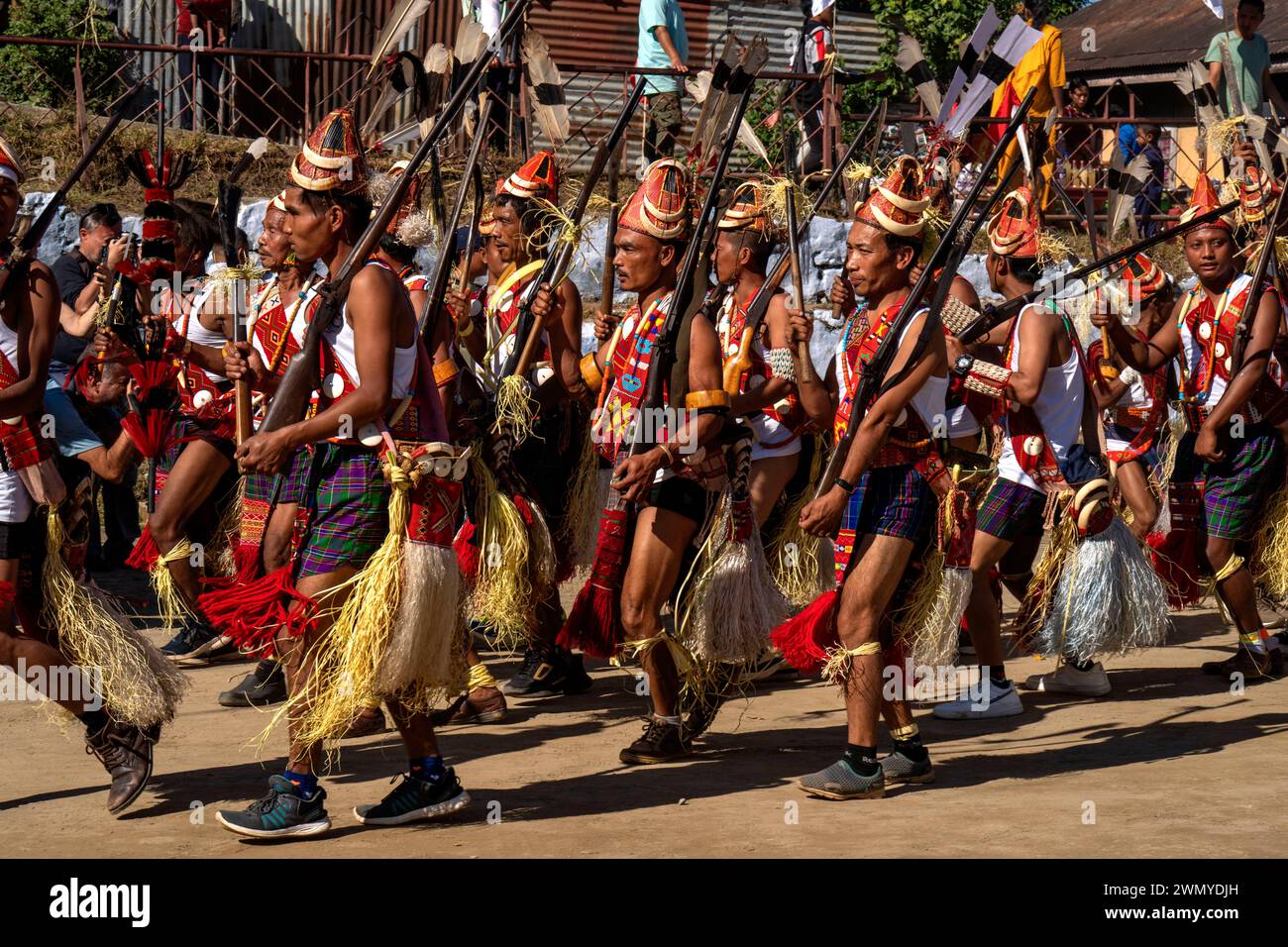 India, Arunachal Pradesh, Khonsa, Chalo Loku festival within the Nocte ...