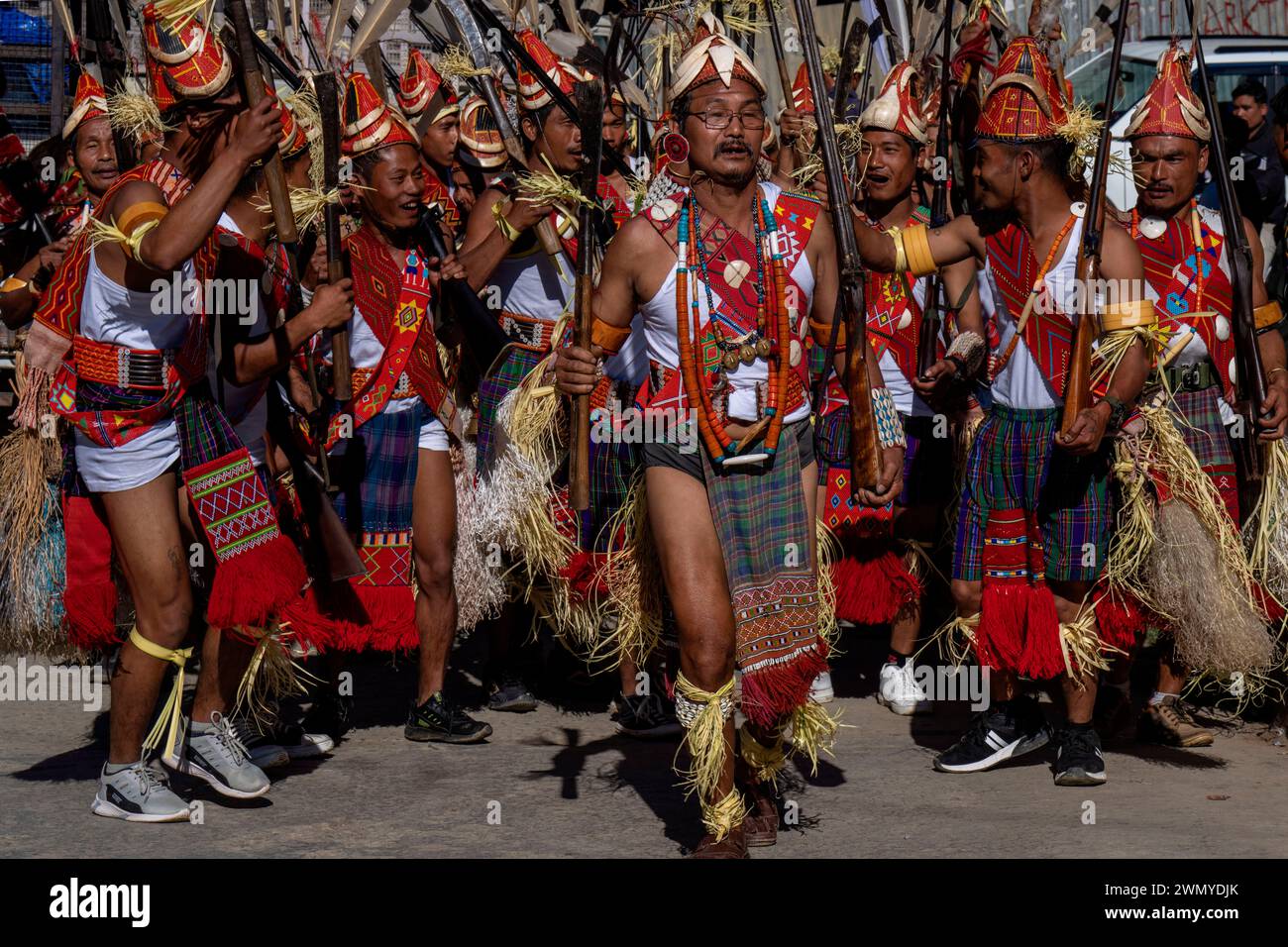 India, Arunachal Pradesh, Khonsa, Chalo Loku festival within the Nocte ...