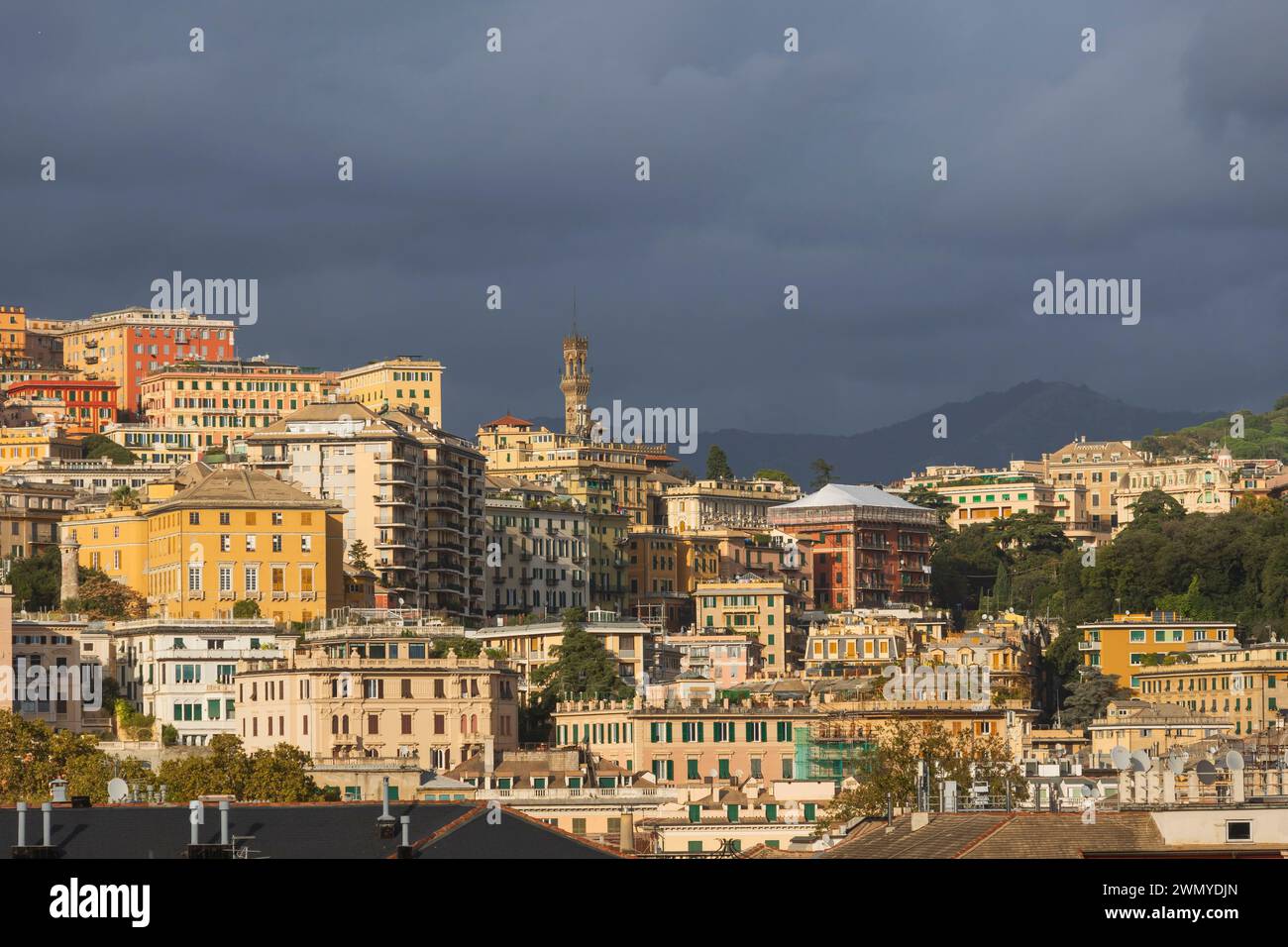 Genoa historic centre hi-res stock photography and images - Alamy
