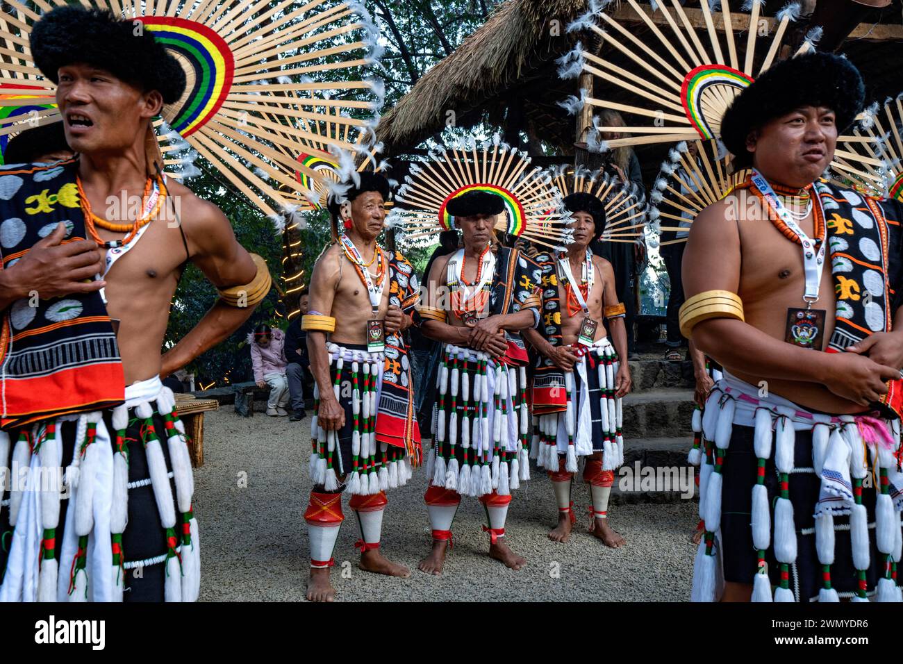 India, Nagaland, Kohima, annual meeting of all the Naga tribes during ...