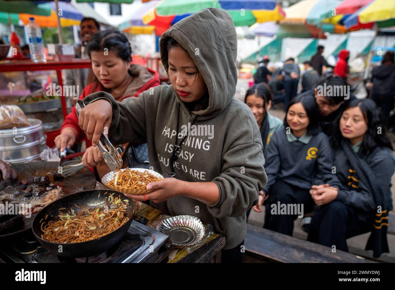 India, Nagaland, Kohima, market Stock Photo - Alamy