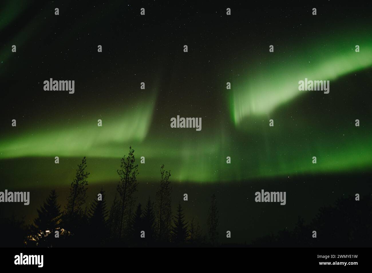 Northern lights dance across sky hi-res stock photography and images ...