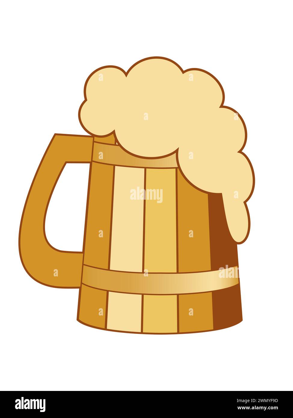 Cartoon beer mug hi-res stock photography and images - Alamy