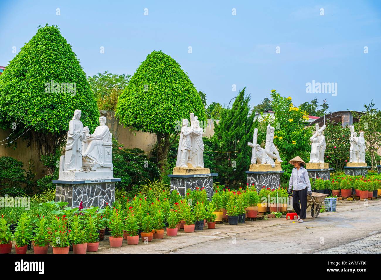 Vietnam, Mekong Delta, Tien Giang province, Tan Phong island, Way of ...