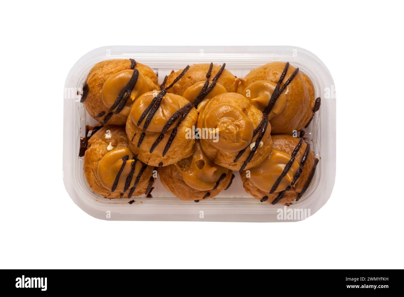 Pack of Salted Caramel Profiteroles from M&S, part of their Dine In ...