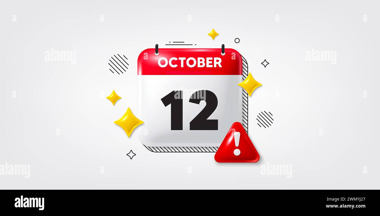 12th day of the month icon. Event schedule date. Calendar date of ...