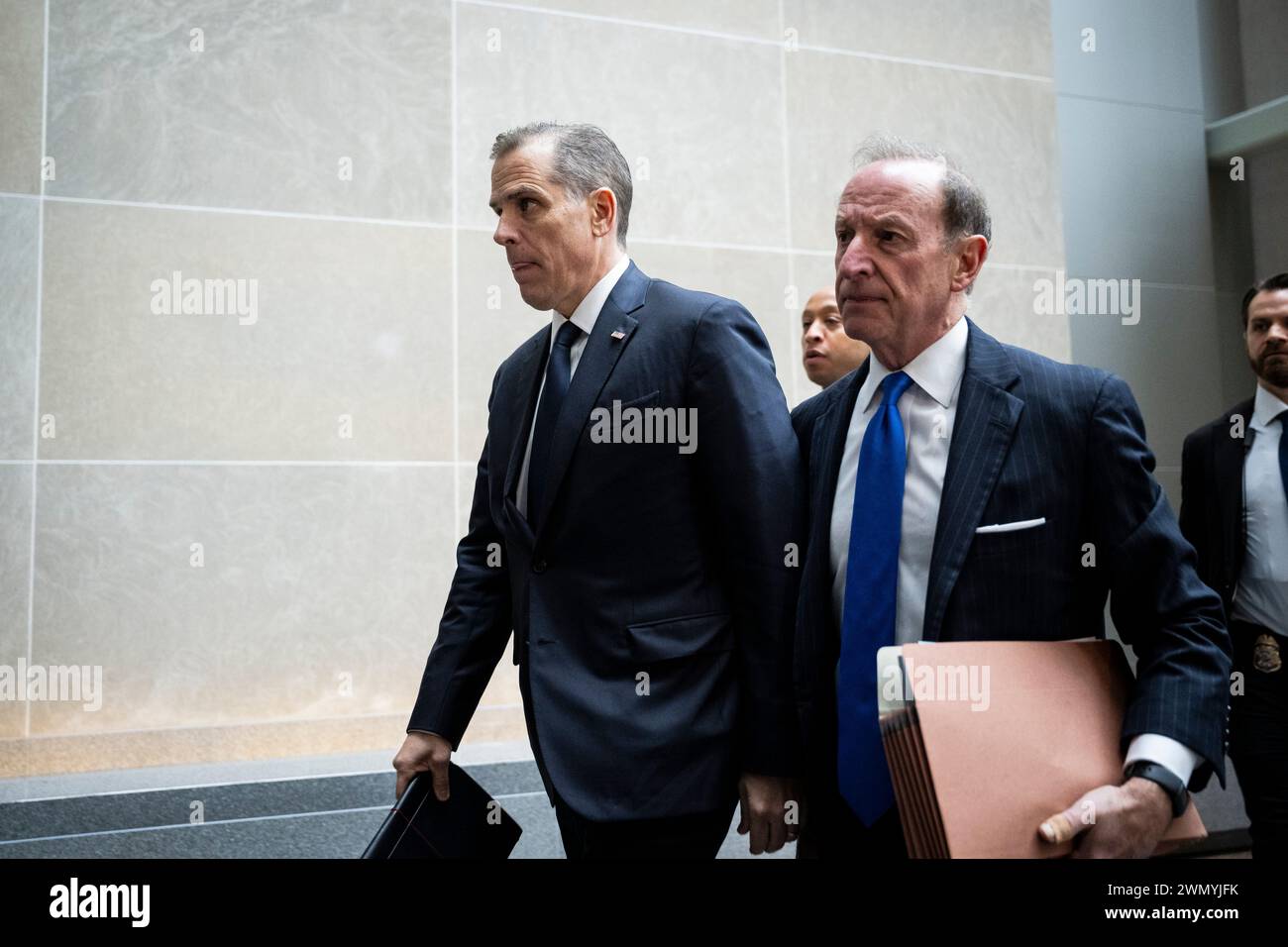 Hunter Biden, son of President Joe Biden, left, and defense Attorney ...
