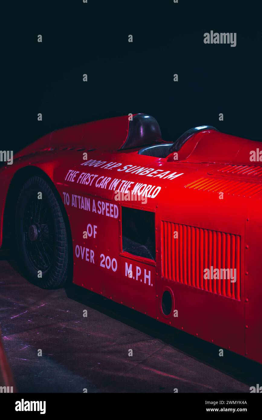 The Sunbeam 1000 HP Land Speed Car Stock Photo - Alamy