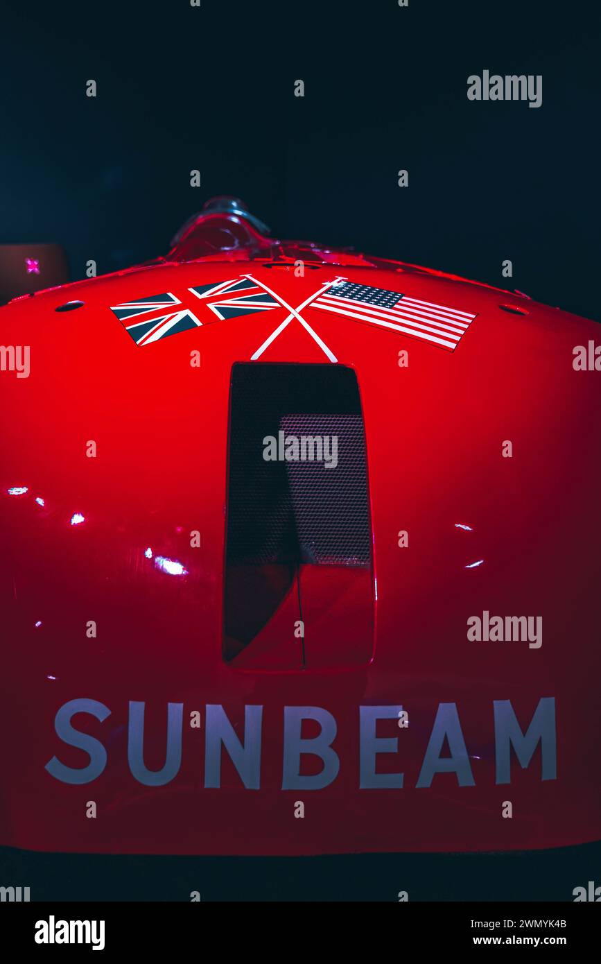 The Sunbeam 1000 HP Land Speed Car Stock Photo - Alamy