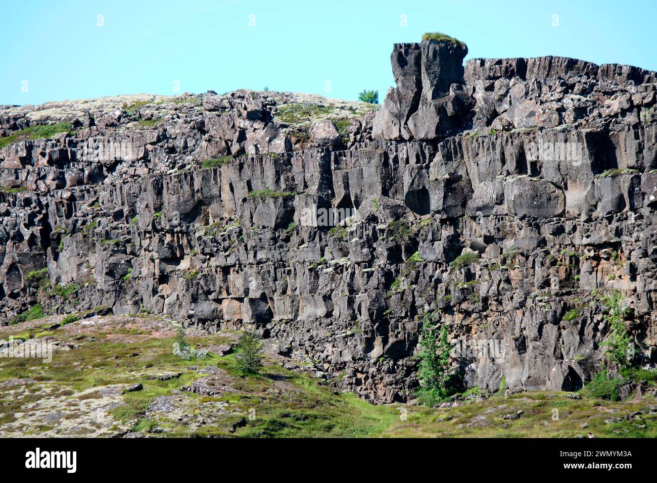 Þingvellir National Park (Pingvellir), Continental Rift, Island Stock ...