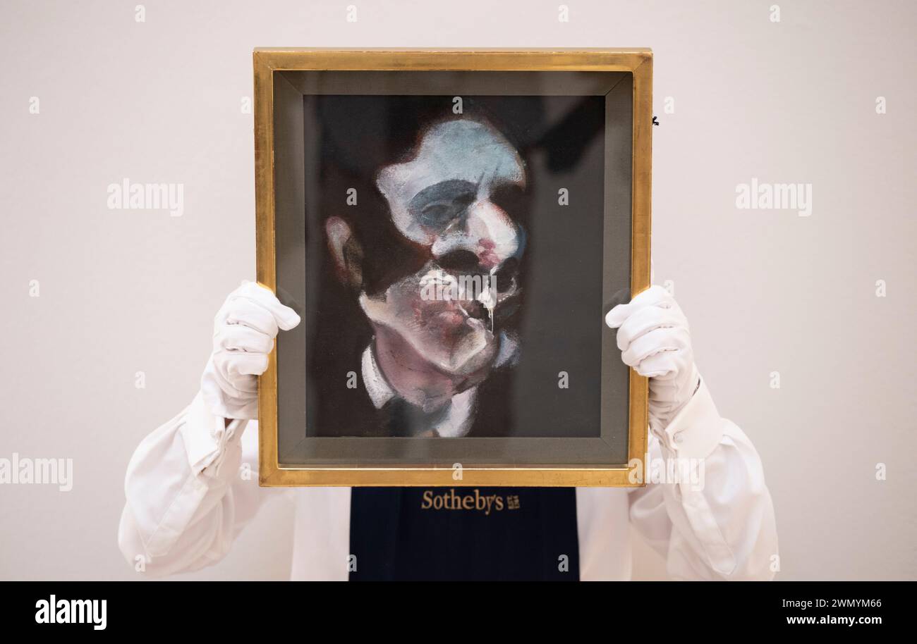 Sotheby's, London, UK. 28th Feb, 2024. Sotheby's first Modern ...