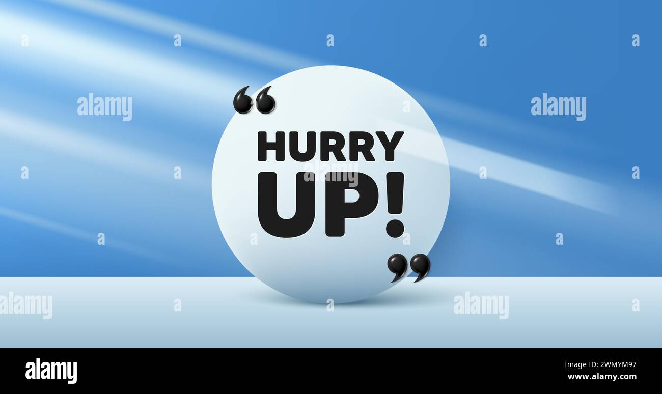 Hurry up sale. Special offer sign. Circle frame, product stage ...