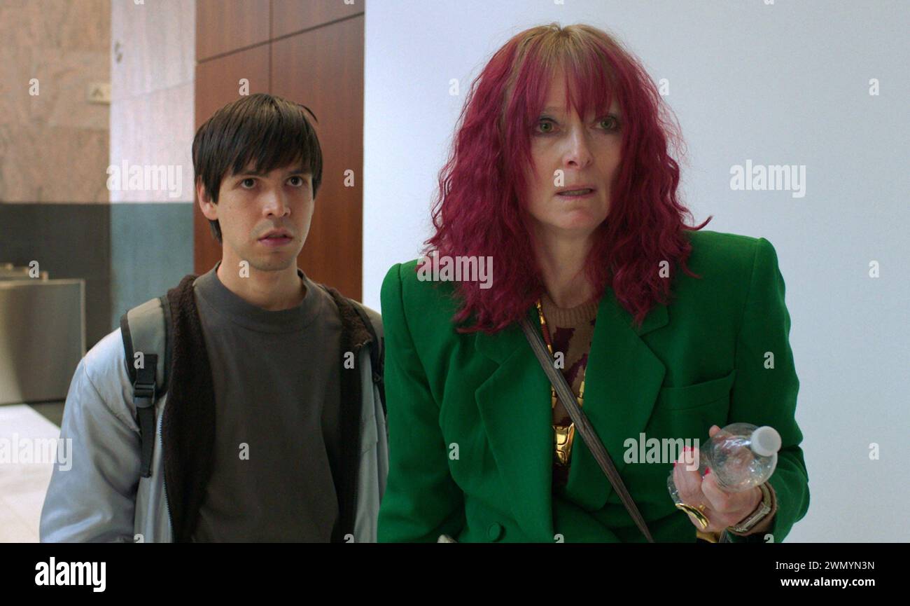 PROBLEMISTA, from left: Julio Torres, Tilda Swinton, 2023. © A24 ...