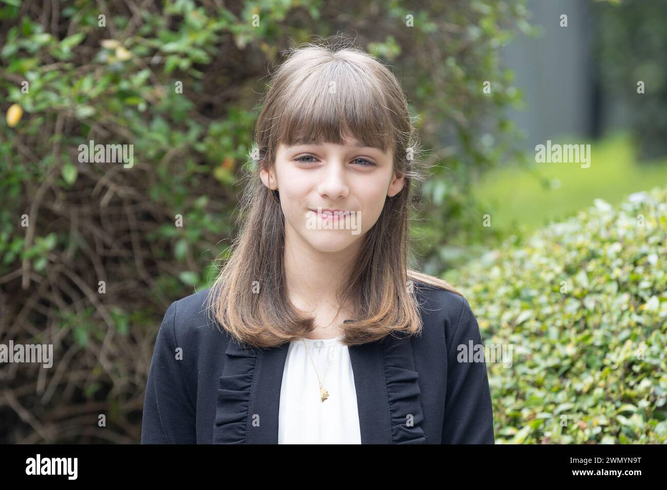 February 28, 2024, Rome, Italy: Actress Sveva Zalli attends the ...