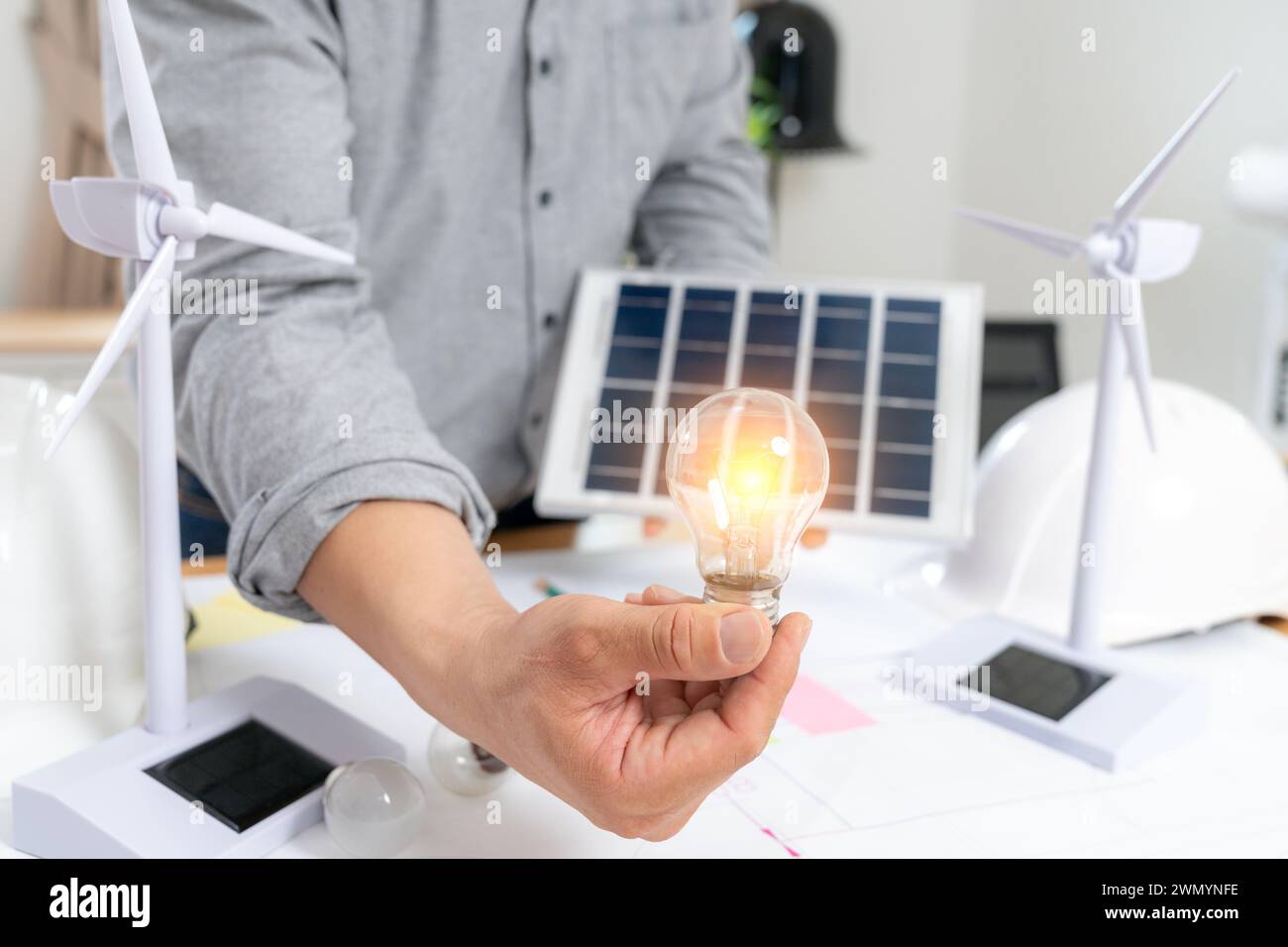 Office energy efficient color hi-res stock photography and images - Alamy