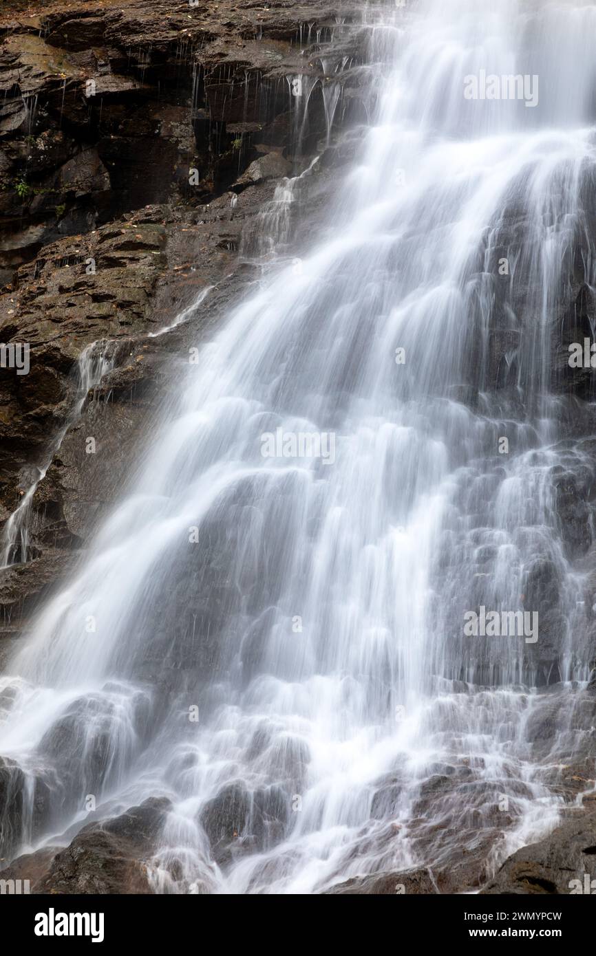 Waterfall in Hart near Fuegen in Zillertal valley, Tyrol, Austria Stock ...