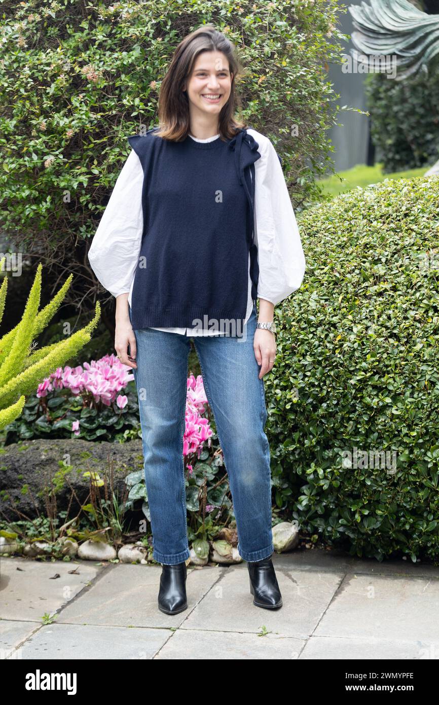 February 28, 2024, Rome, Italy: Actress Giulia Battistini attends the ...