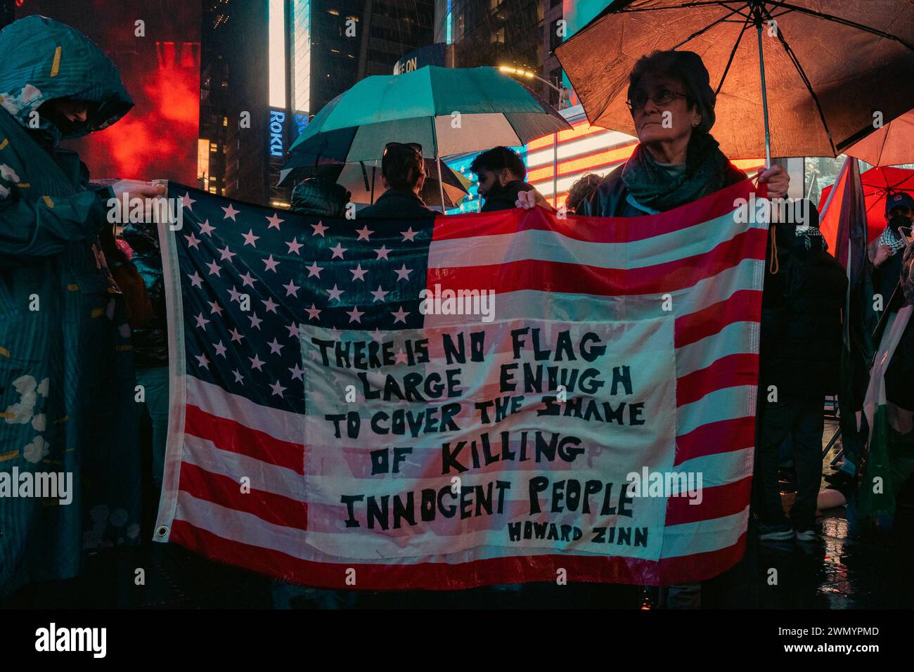 People hold a vigil for Aaron Bushnell, a 25-year-old service member of ...