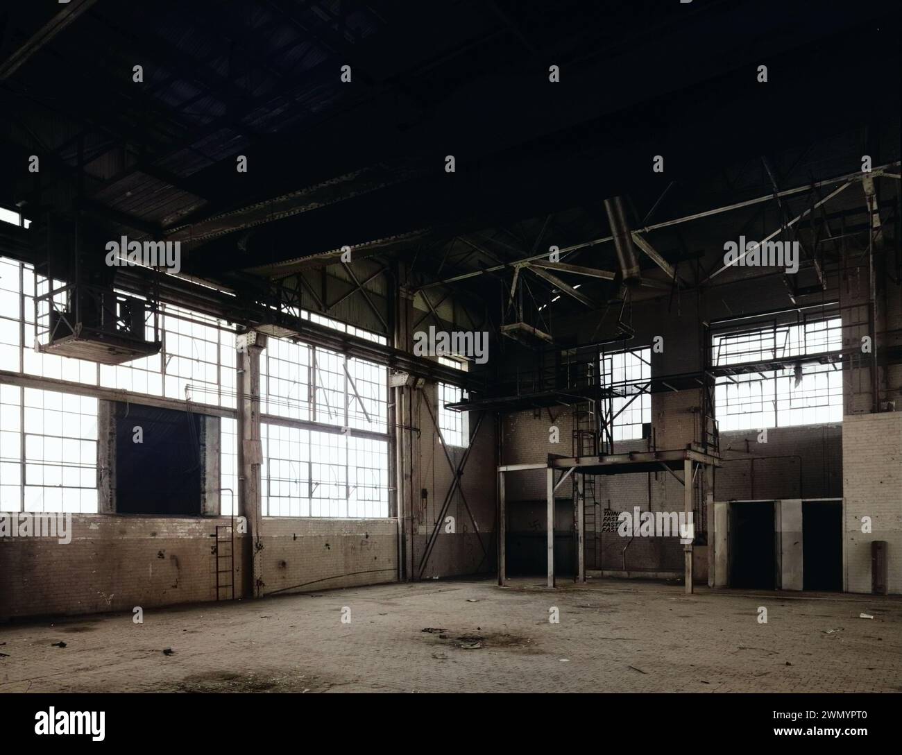CRANE AND FREIGHT ELEVATOR DOOR, NORTHWEST CORNER OF SECOND FLOOR ...