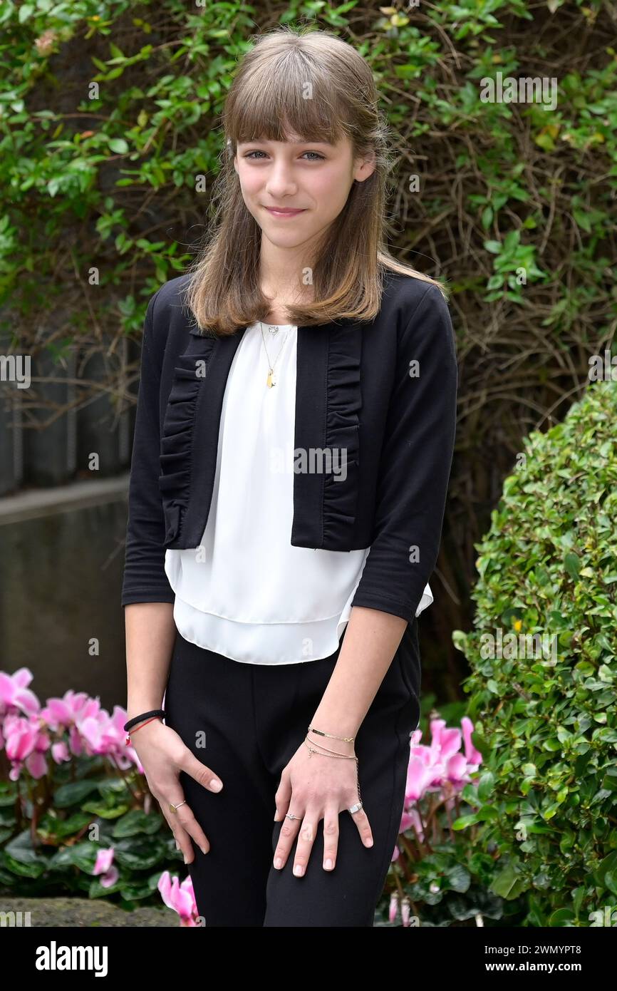 Rome, Italy. 28th Feb, 2024. Sveva Zalli attends the photocall of Rai ...
