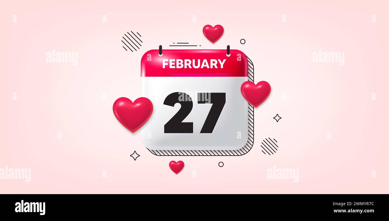 27th day of the month icon. Event schedule date. Calendar date of ...
