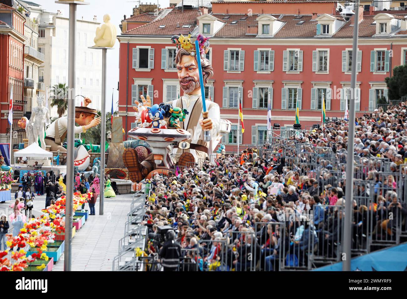 Nice, France. 28th Feb, 2024. © PHOTOPQR/NICE MATIN/Dylan Meiffret ...