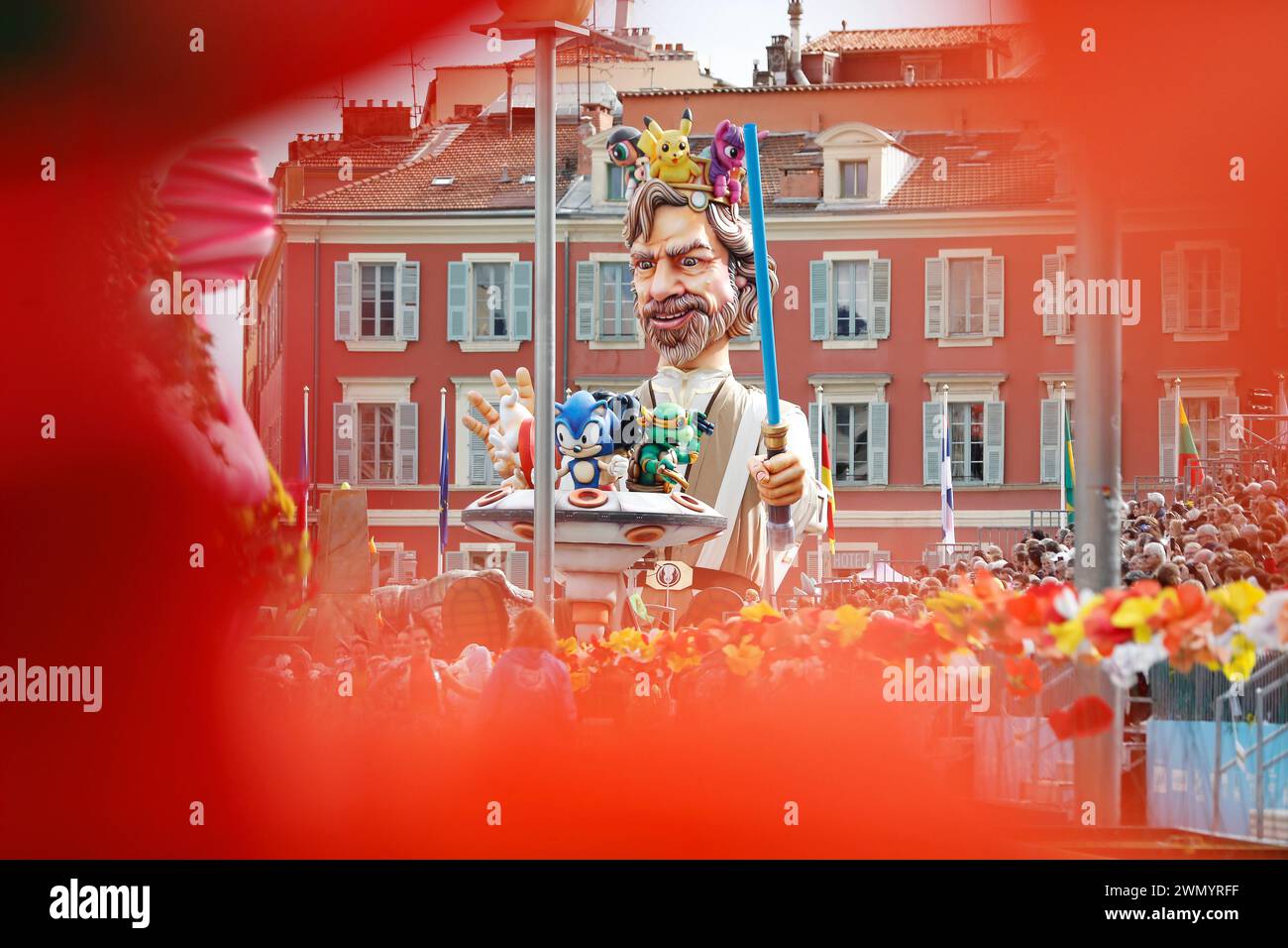 Nice, France. 28th Feb, 2024. © PHOTOPQR/NICE MATIN/Dylan Meiffret ...