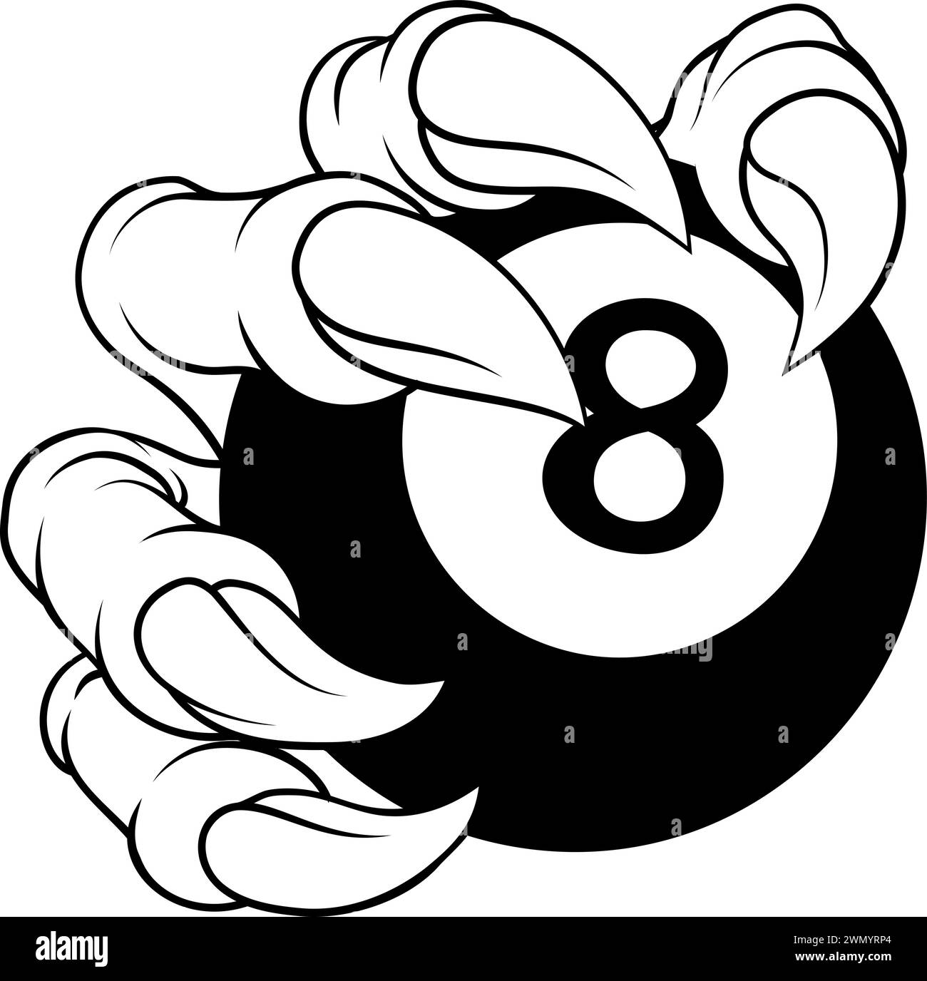 Cartoon eight ball hi-res stock photography and images - Alamy