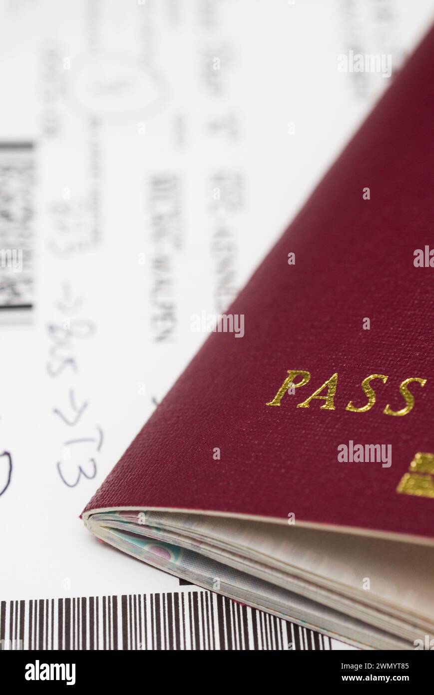passport and boarding pass Stock Photo - Alamy