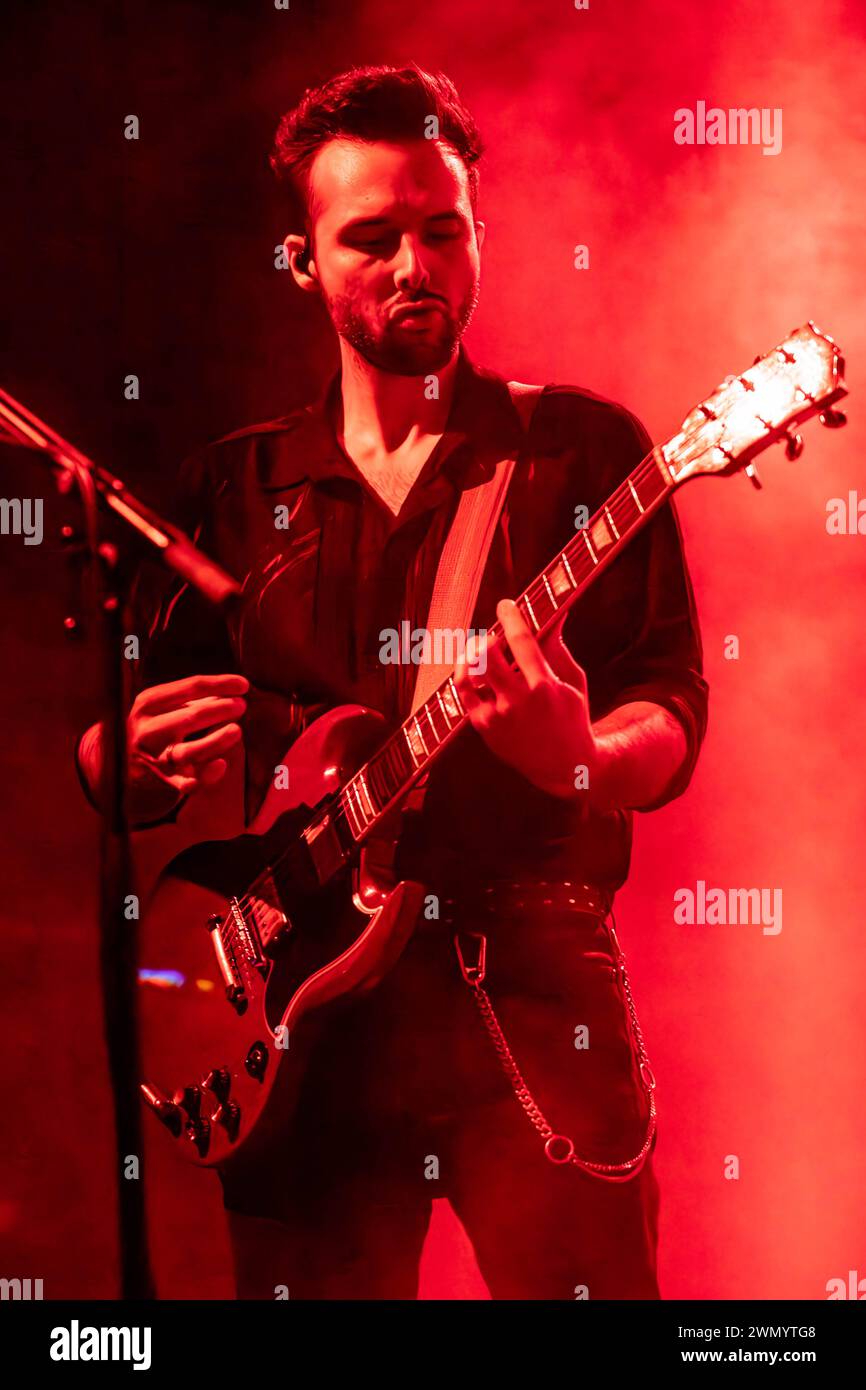 Milan Italy. 26th Feb 2024. The British alternative rock band NOTHING ...