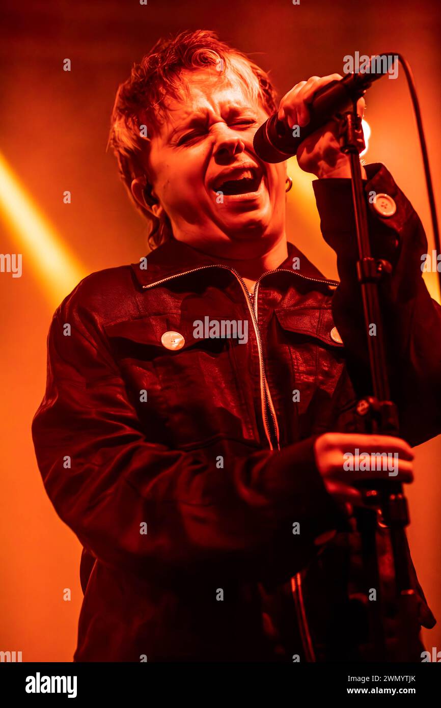 Milan Italy. 26th Feb 2024. The British alternative rock band NOTHING ...