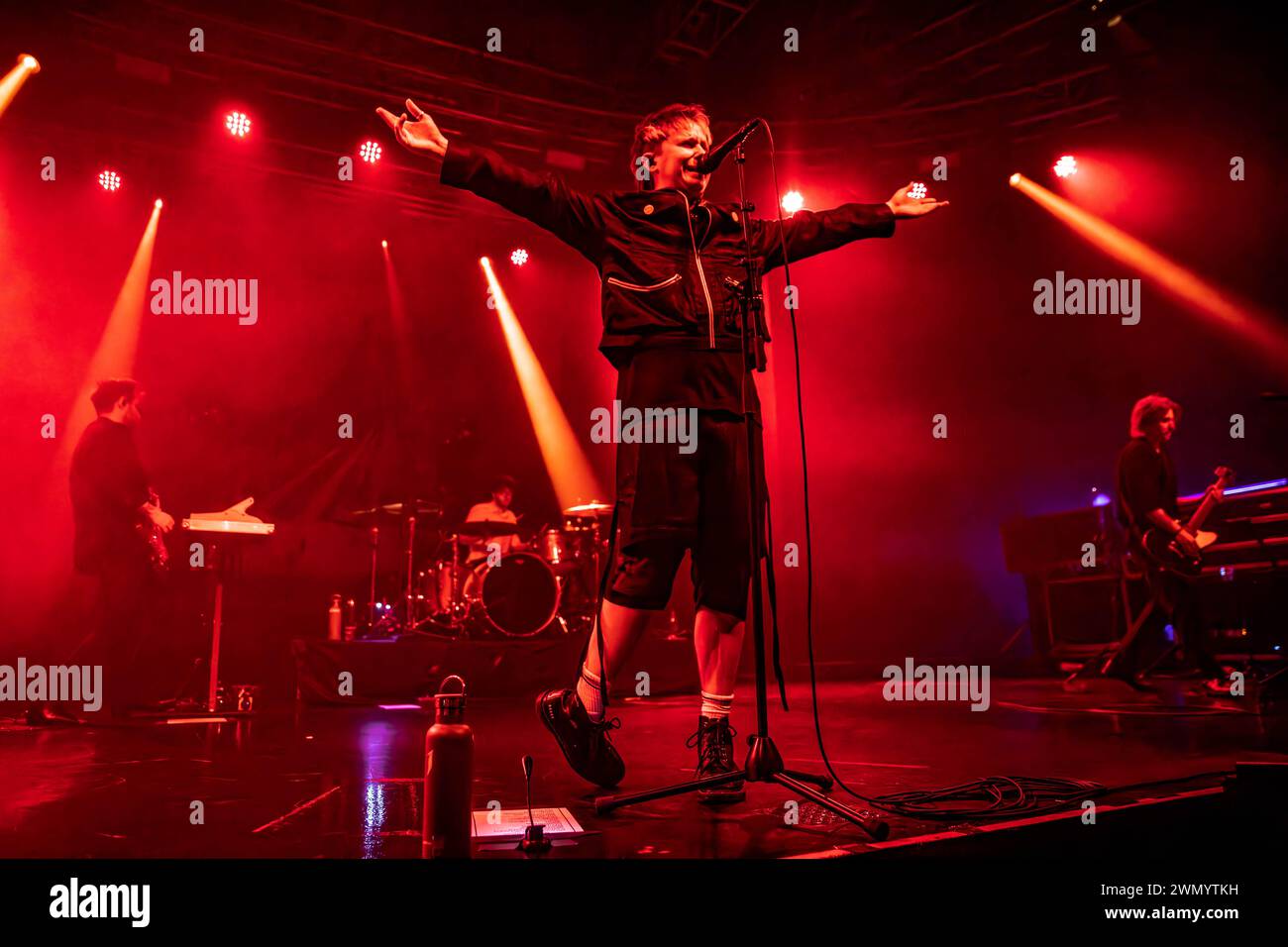 Milan Italy. 26th Feb 2024. The British alternative rock band NOTHING ...