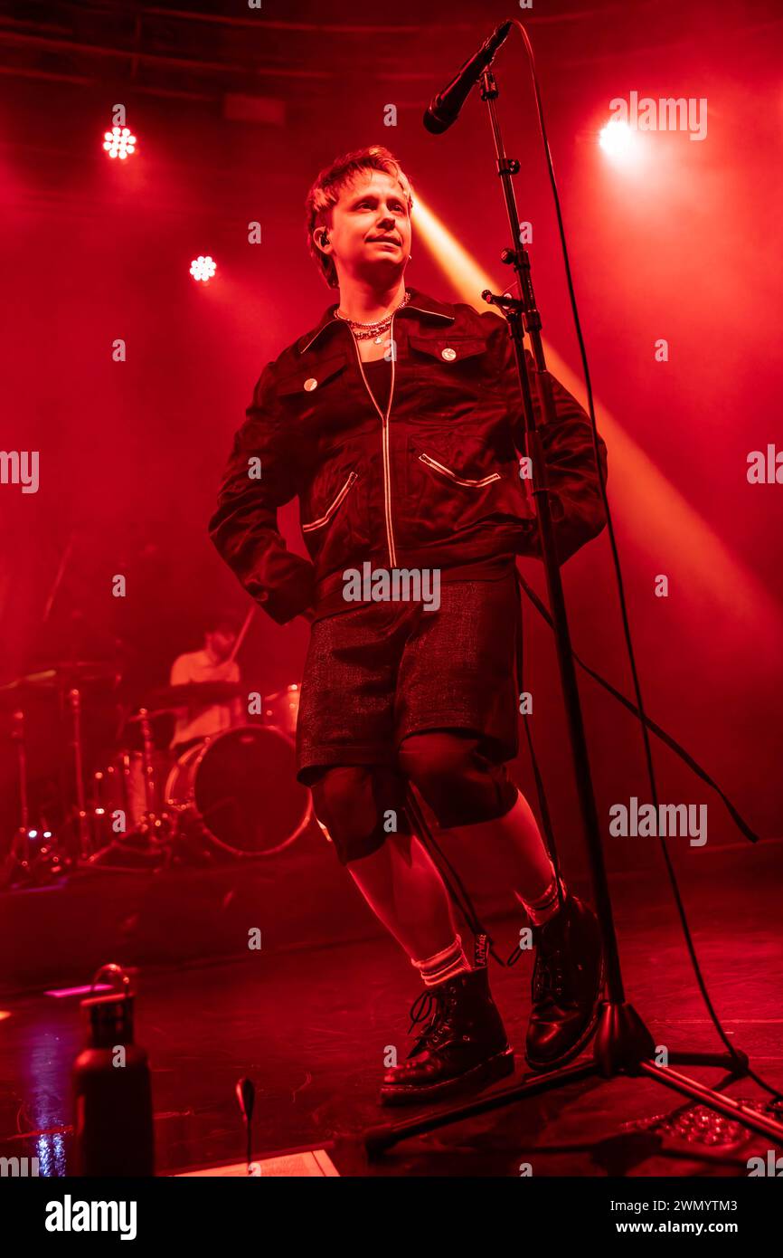 Milan Italy. 26th Feb 2024. The British alternative rock band NOTHING ...