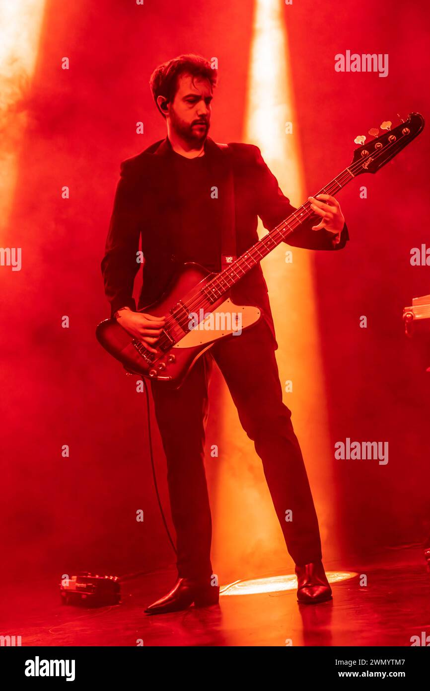 Milan Italy. 26th Feb 2024. The British alternative rock band NOTHING ...