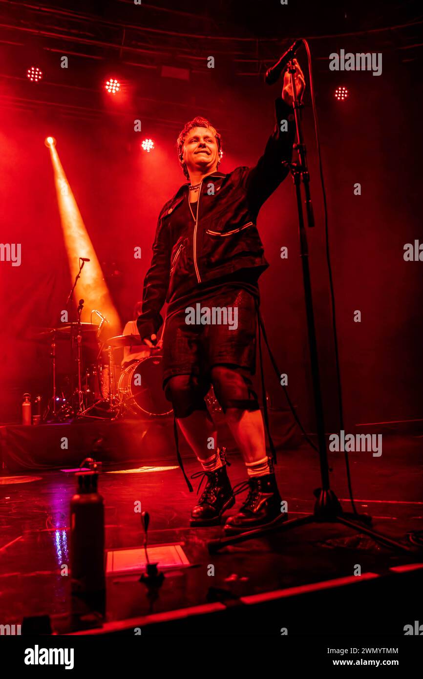 Milan Italy. 26th Feb 2024. The British alternative rock band NOTHING ...