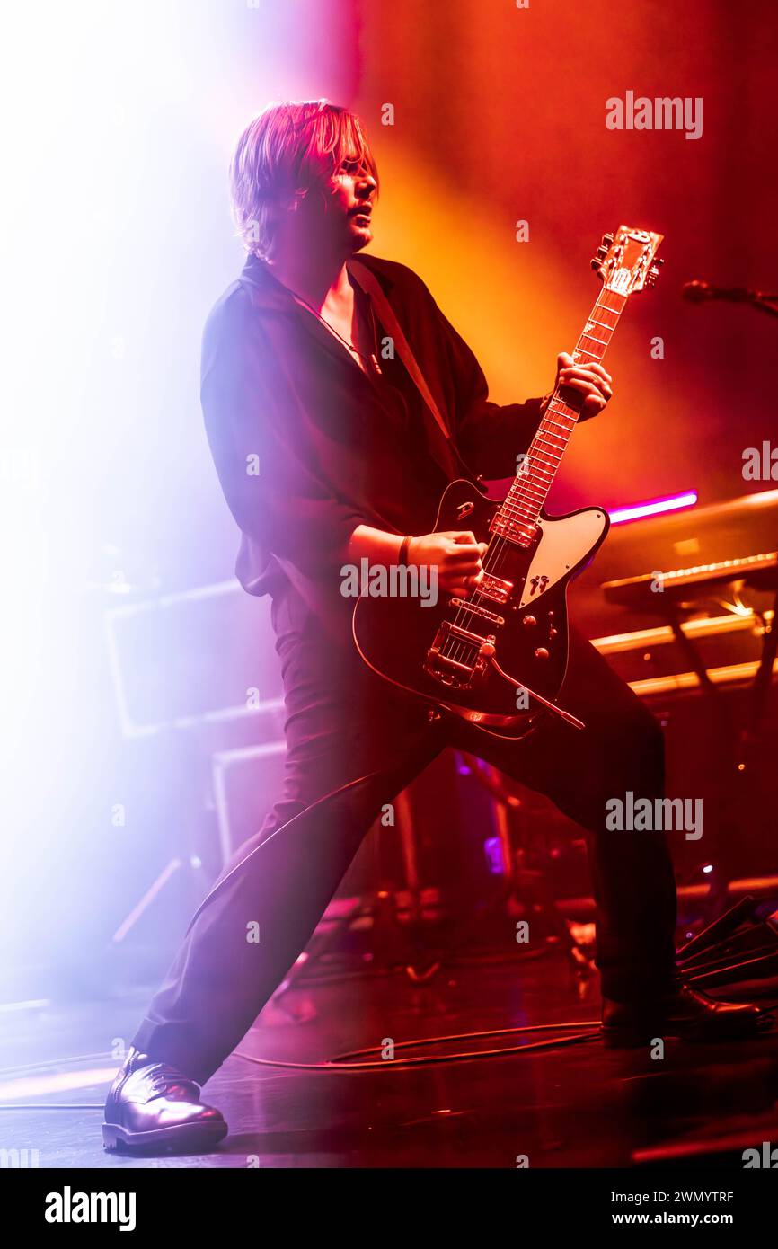 Milan Italy. 26th Feb 2024. The British alternative rock band NOTHING ...