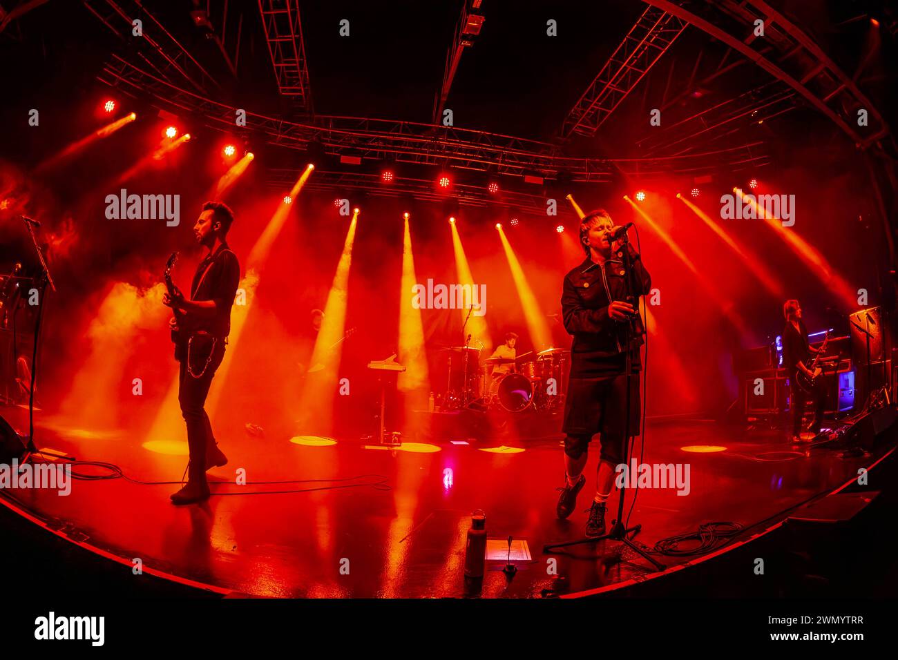 Milan Italy. 26th Feb 2024. The British alternative rock band NOTHING ...