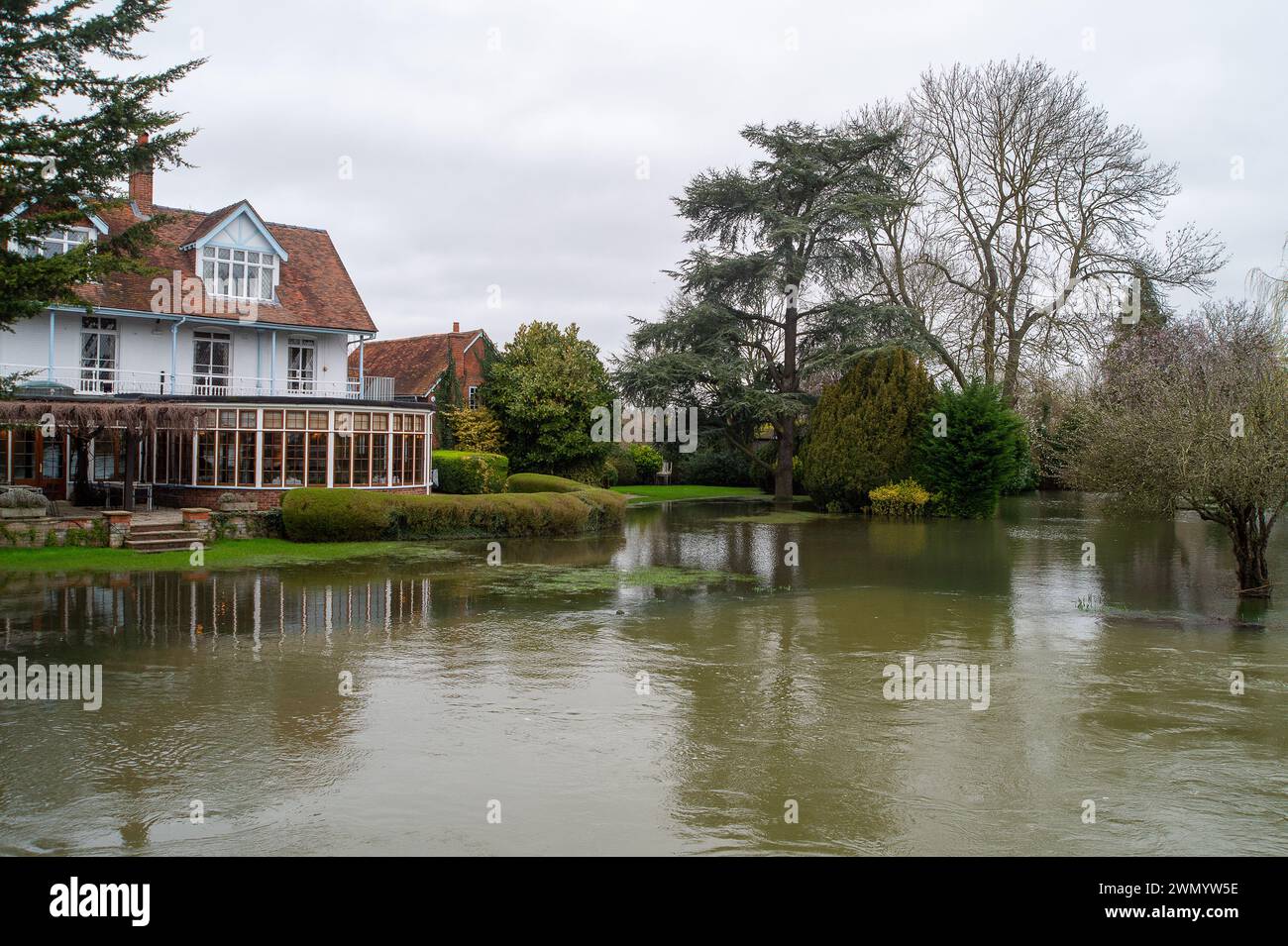 Sonning, Berkshire, UK. 28th February, 2024. The grounds of the French ...