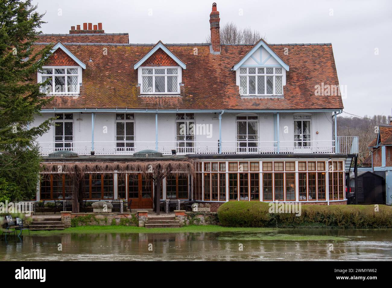 Sonning, Berkshire, UK. 28th February, 2024. The grounds of the French ...