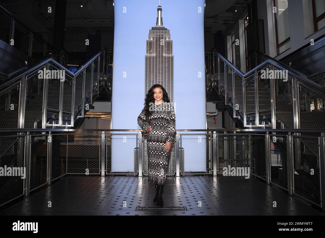 New York, USA. 28th Feb, 2024. Carra Patterson, cast member of CBS's ...