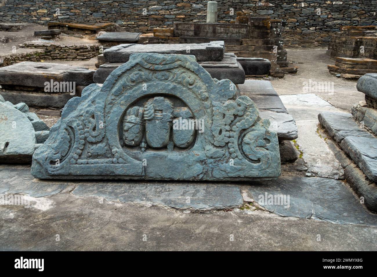 Feb.18th 2024, Uttarakhand India. Ruins and Statues Unearthed at ...