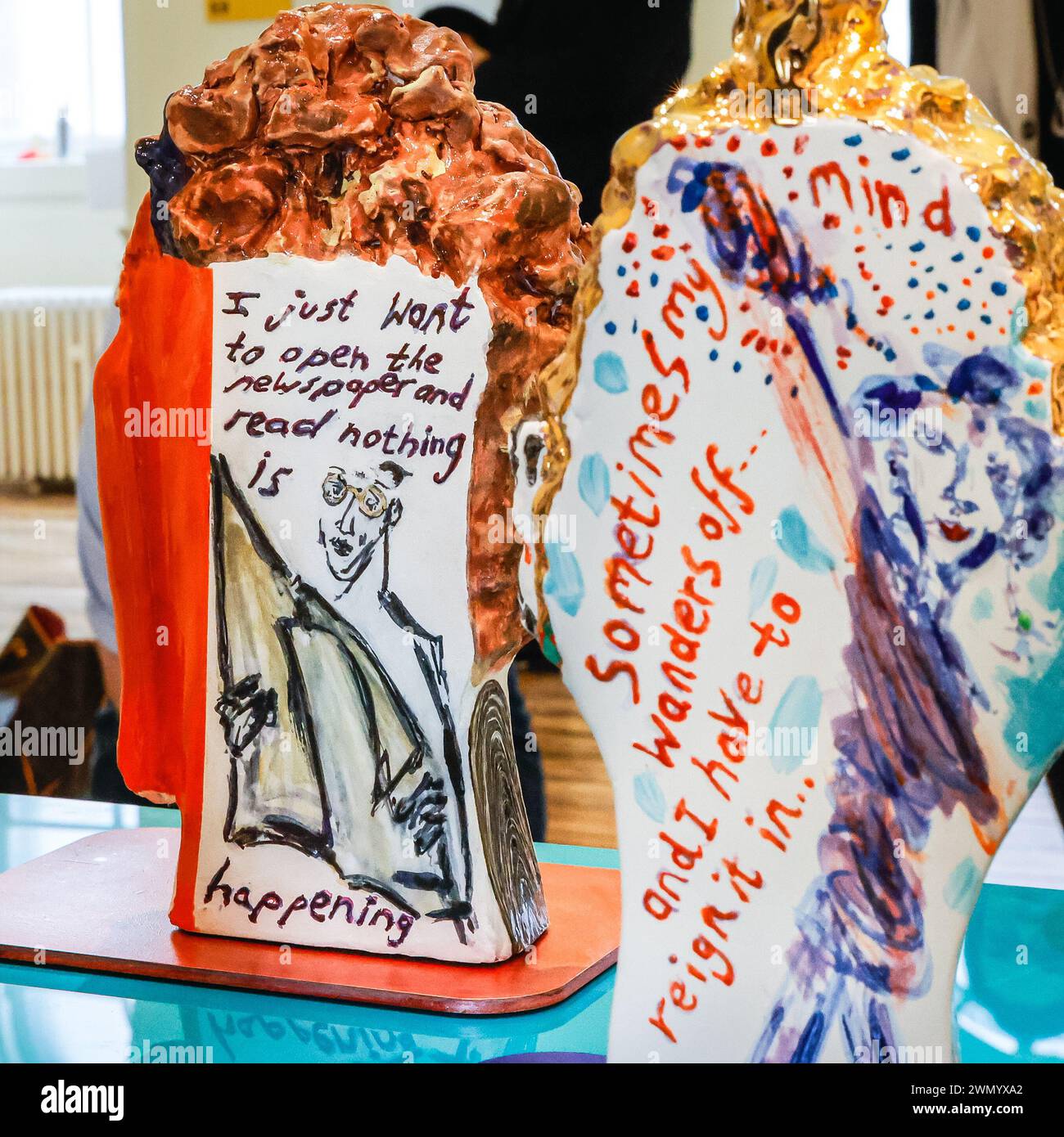 London, UK. 28th Feb, 2024. A series of individual sculptures in the ...