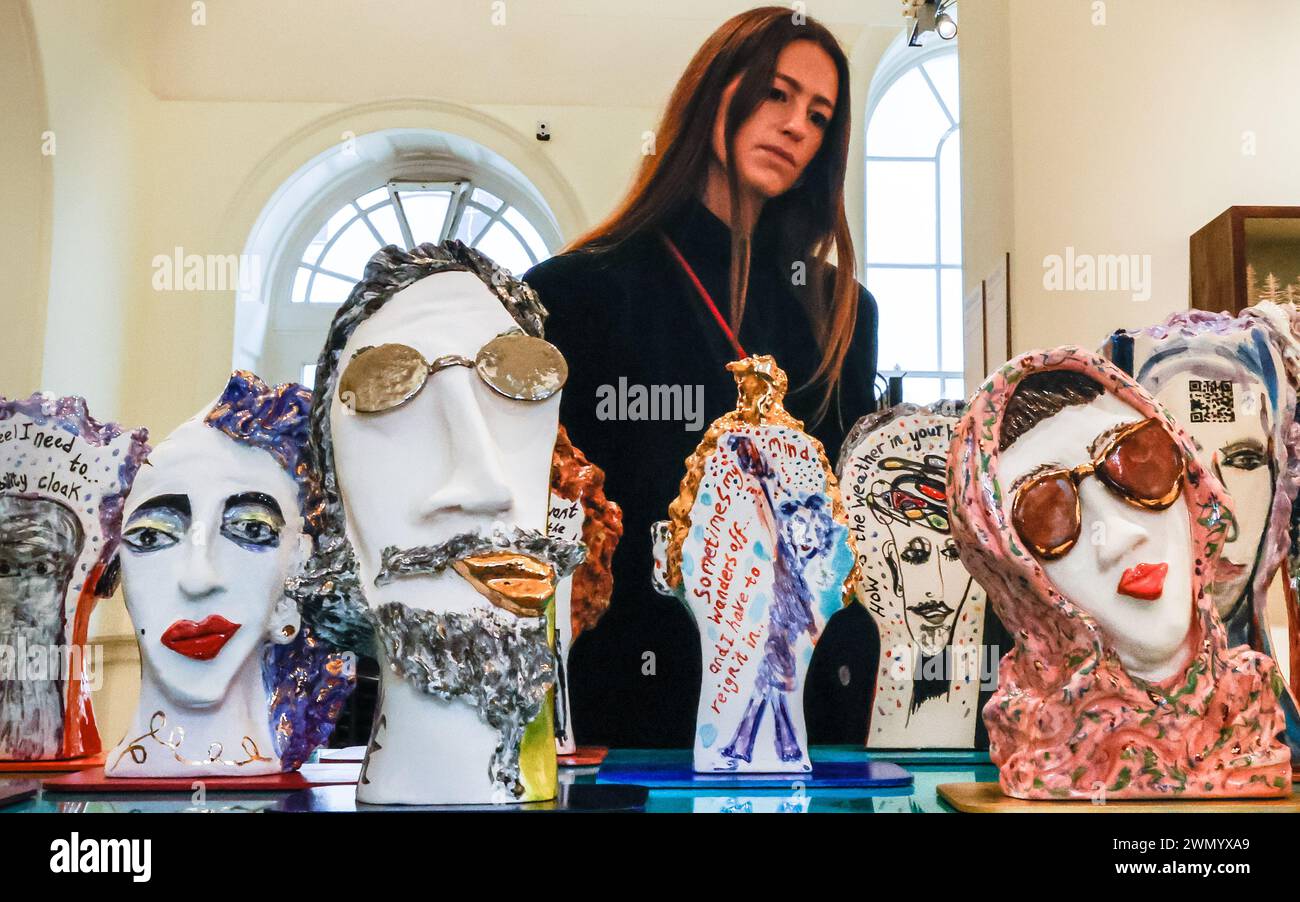 London, UK. 28th Feb, 2024. Collect staff with a series of individual ...