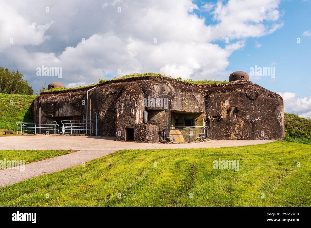 Combat block 1 of the ouvrage de La Ferté in Villy, France, part of the ...